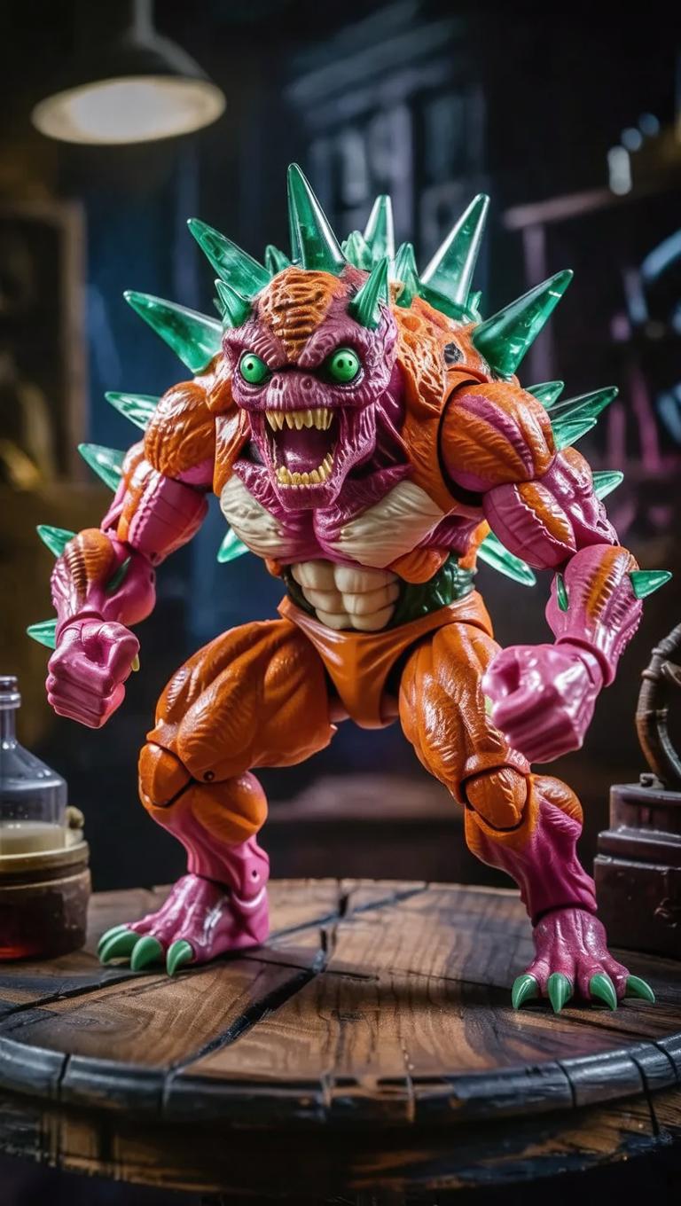 AI-Generated Bio Mutant Creature Action Figure Images/Videos ...