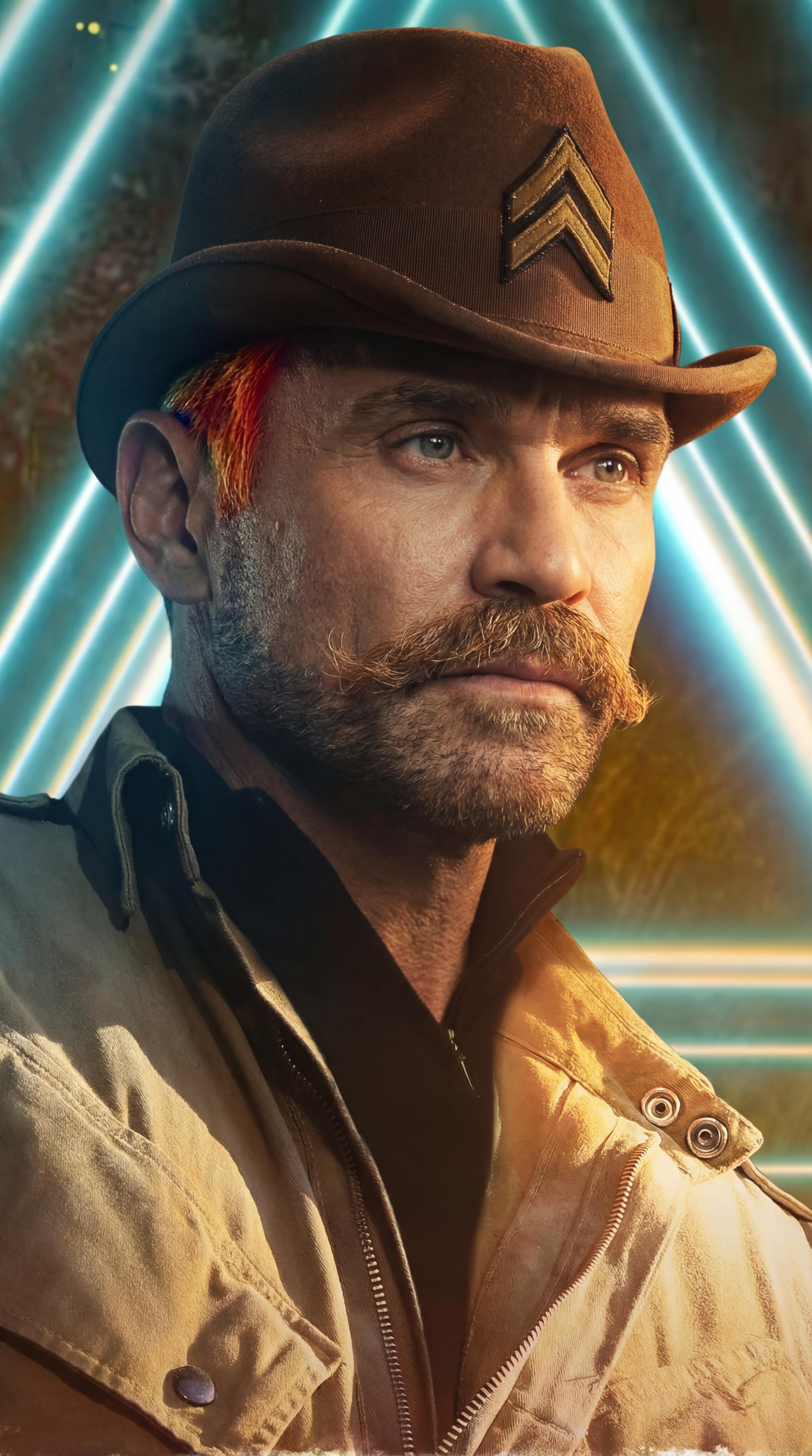 General Rick Flag Sr. (portrayed by Mark Grillo) and Dum Dum Dugan ...