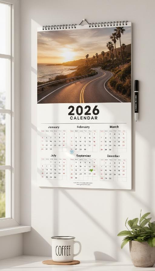 AI-Generated 2026 Calendar Images & Designs | Free Custom AI Calendars ...